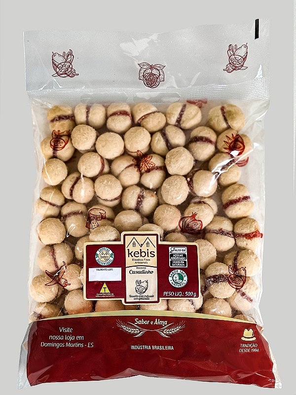Biscoito Casadinho de Goiaba - KEBIS BISCOITOS