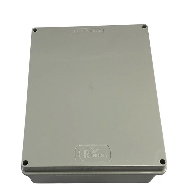 Caixa Montagem elétrica Pvc 250x200x100mm Cinza - A Instaladora