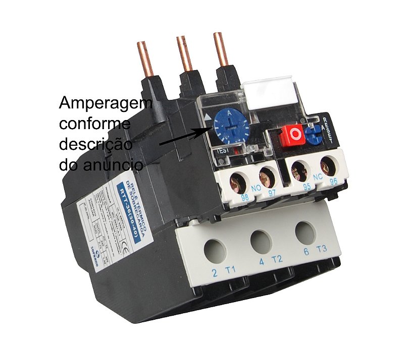 Rele Térmico Soprano Linha T Rtt-36 Amperagem Diversas - A Instaladora