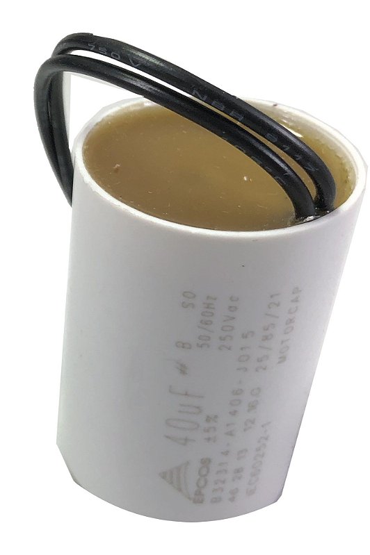 Capacitor permanente 40mF fio 250V Epcos - A Instaladora