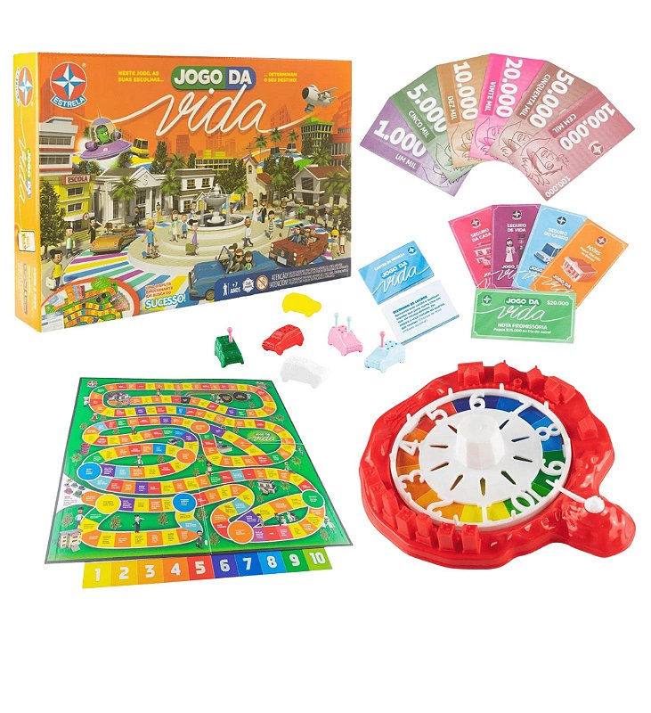 Jogo da Vida - Estrela | Alternativa Brinquedos - Alternativa ...