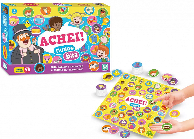 Jogo Achei Mundo Bita - Nig Brinquedos | Alternativa Brinquedos ...