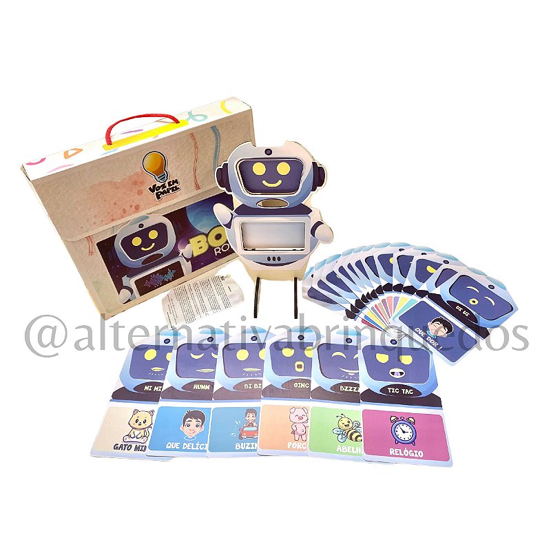 Bob Robô - Voz em Papel | Alternativa Brinquedos - Alternativa ...