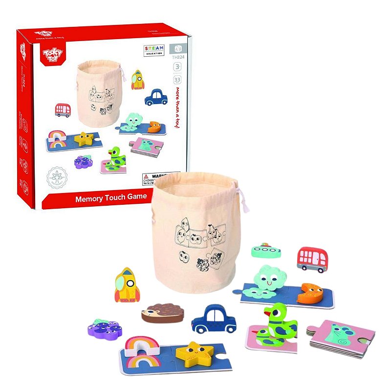 Jogo da Memória TH324 Memory Touch Game - Tooky Toy - Alternativa ...