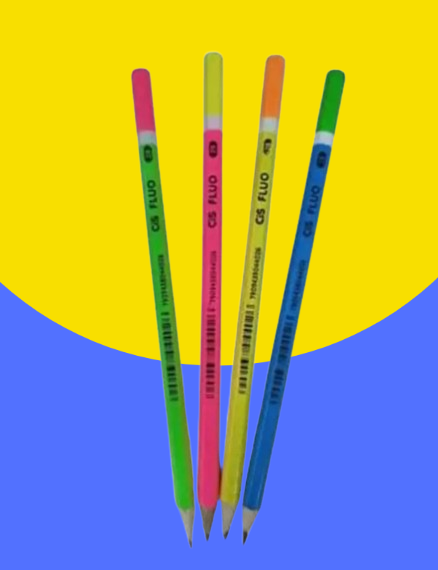 LÁPIS PRETO 2B FLUO - CIS - Plena Papelaria