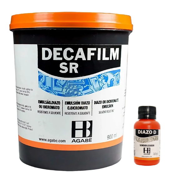Emulsão Decafilm Vinilica Sr + Diazo D - Pek Screen