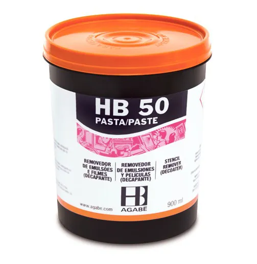 Removedor De Emulsão Hb 50 Pasta - Agabe - Pek Screen