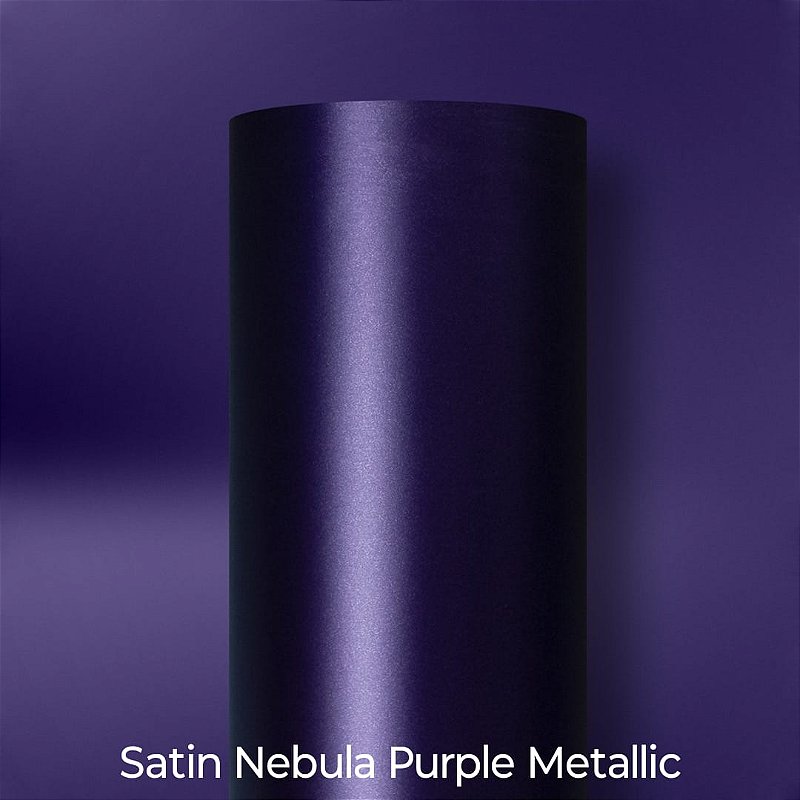 Satin Metallic Nebula Purple 1,38m Alltak (Metalico) - Pek Screen