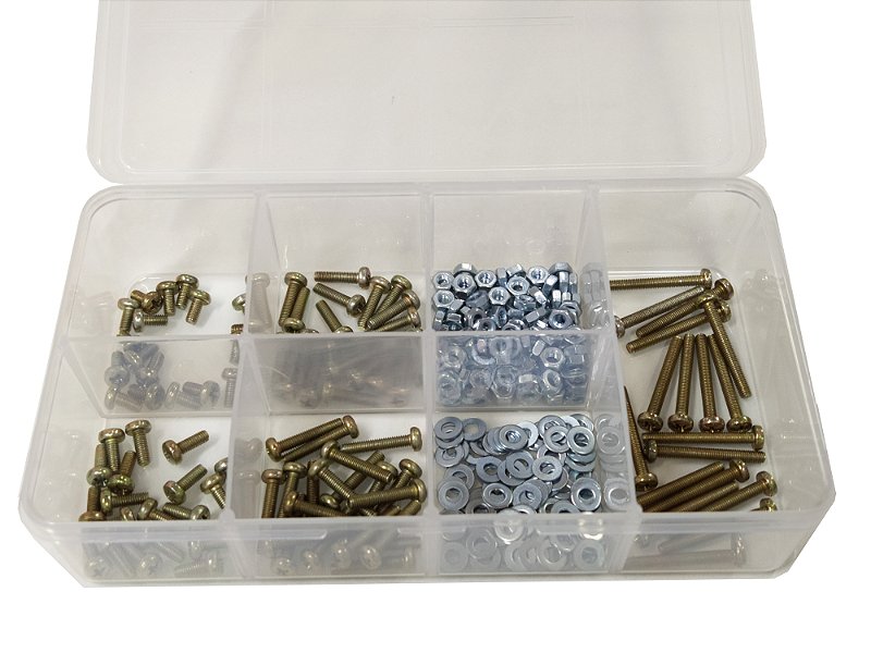 Kit M3 – Parafusos Philips com Porcas e Arruelas - BR ELETRÔNICA