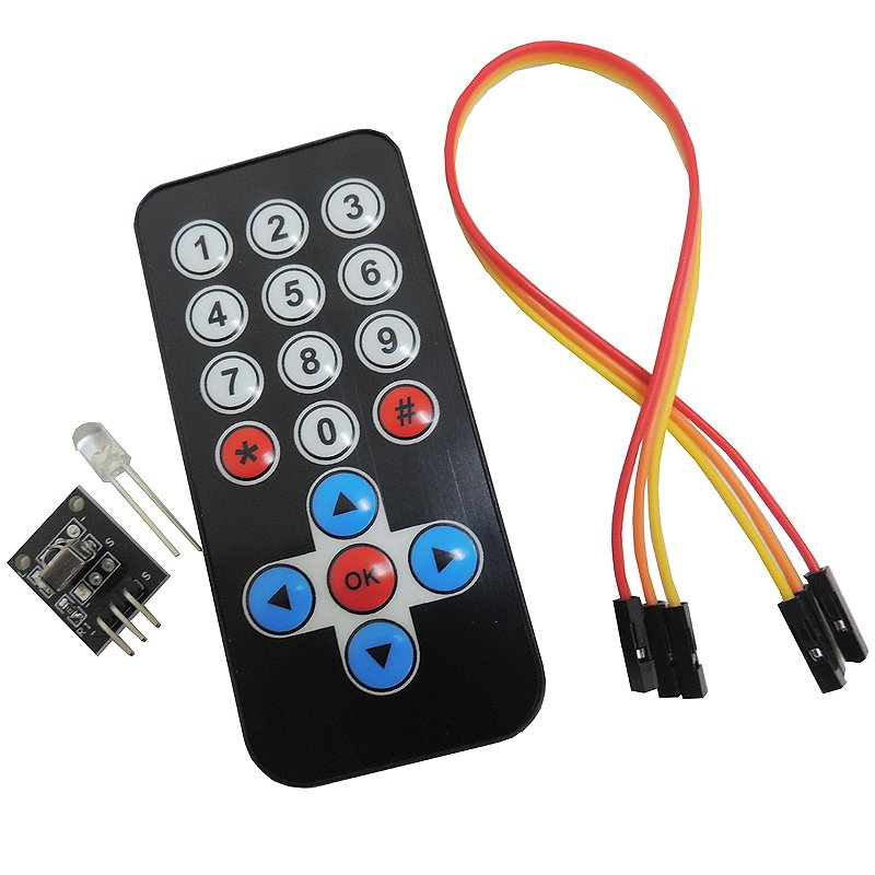 Kit Controle Remoto IR com Receptor e Cabos - BR ELETRÔNICA