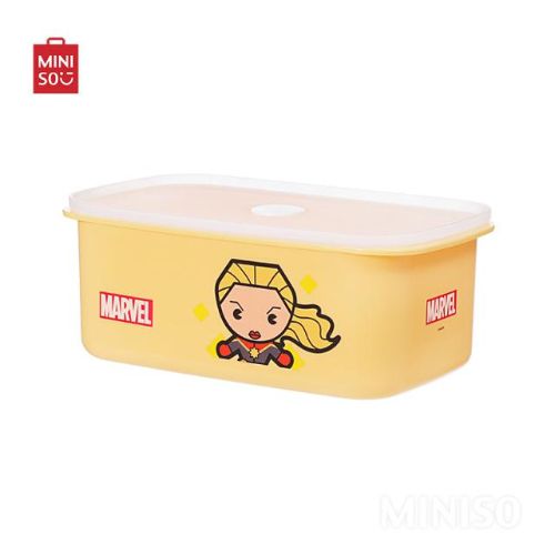 Pote com vedação Modelo Marvel, Cap. Marvel - Miniso Shop