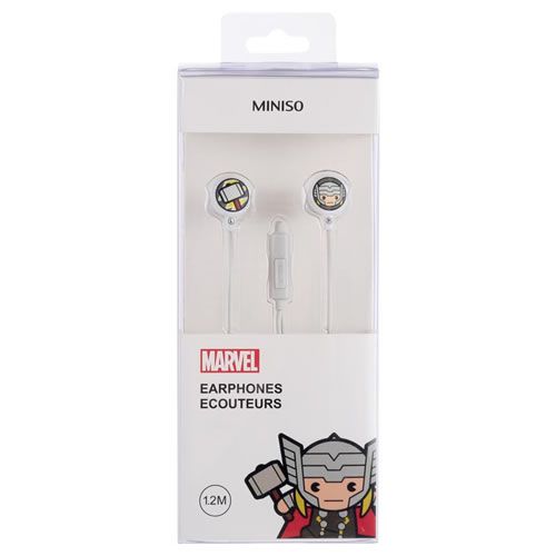 FONE DE OUVIDO SÉRIE MARVEL THOR MODELO AURICULAR - Miniso Shop