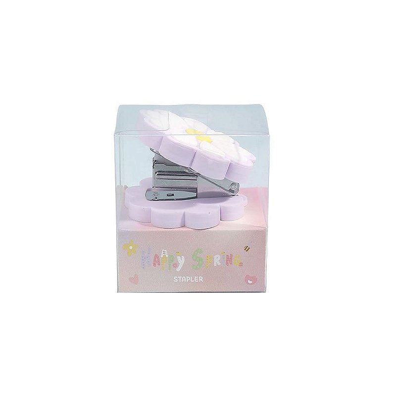 MINI GRAMPEADOR COM DECORAÇÃO DE FLOR . - Miniso Shop