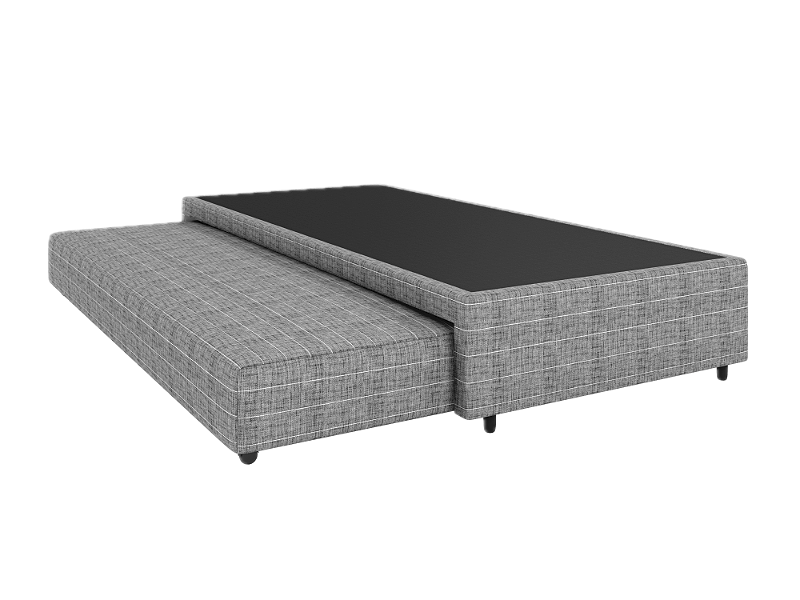 Base Box c/ Aux CZ -Solteirão 96cmx2,03m -Altura 38cm - Loja Apolospuma