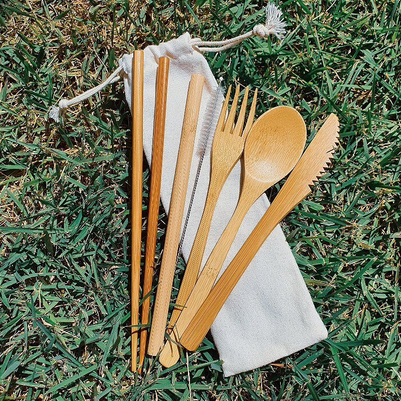 Kit Talheres + Hashi de Bambu: Personalizado - Can.u.do Produtos ...
