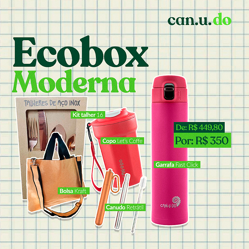 Ecobox Especial - Modern PERSONALIZADA - Can.u.do Produtos Sustentáveis