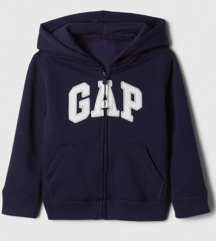 Moletom GAP, preto com logo branca - Joaninha Importados