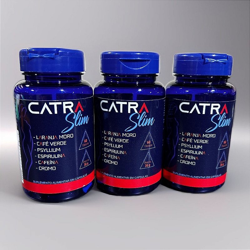 3 POTES CATRA SLIM EMAGRECEDOR - Natural Zone