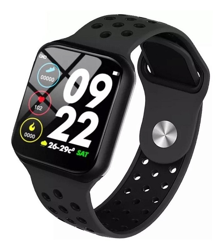 Relógio Inteligente Smartwatch F8 Pro Preto - HMS Imports