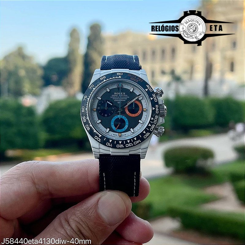 ROLEX DAYTONA DiW 4130 CUSTOM ETA - Somente Relógios Máquina ETA com os ...