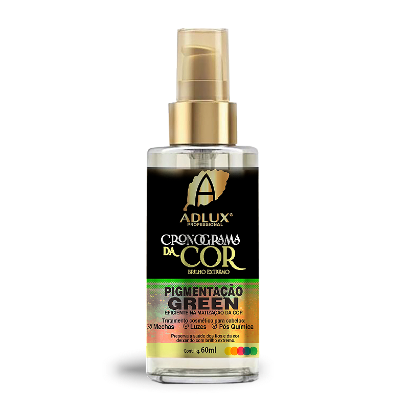 Pigmentação Cronograma da Cor (Green) 60ml - Adlux Sorocaba – Loja de ...