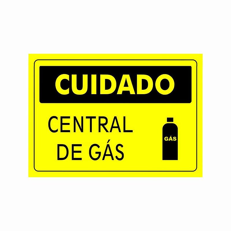 Placa Central De Gás Cg 20x30 - Shopfire | Engenharia Contra Incêndio.