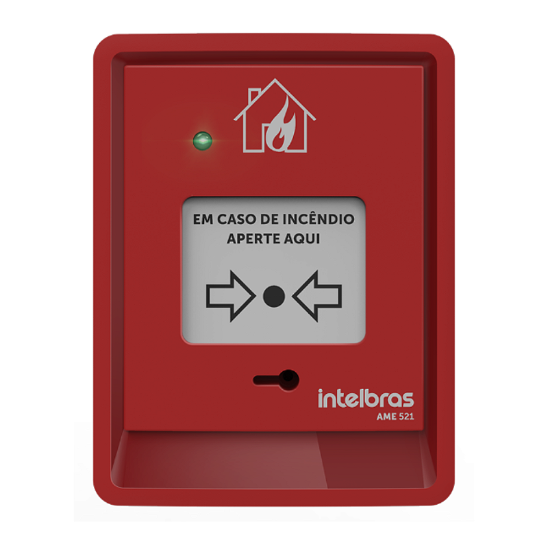 Botoeira Alarme De Incêndio - Endereçável S/Sirene AME521 - Shopfire ...