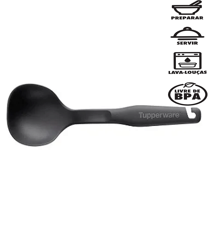 Tupperware Concha Compact Black - Utensílios Brasil - Utensílios Brasil ...