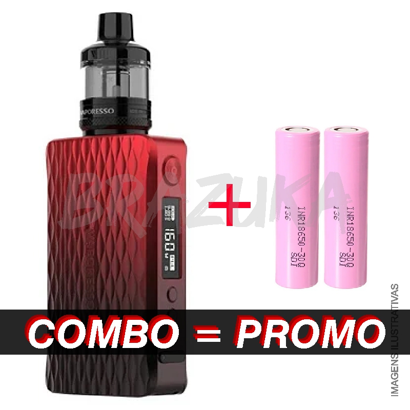 COMBO VAPORESSO GEN 160 COM BATERIAS - Elitebraza.com