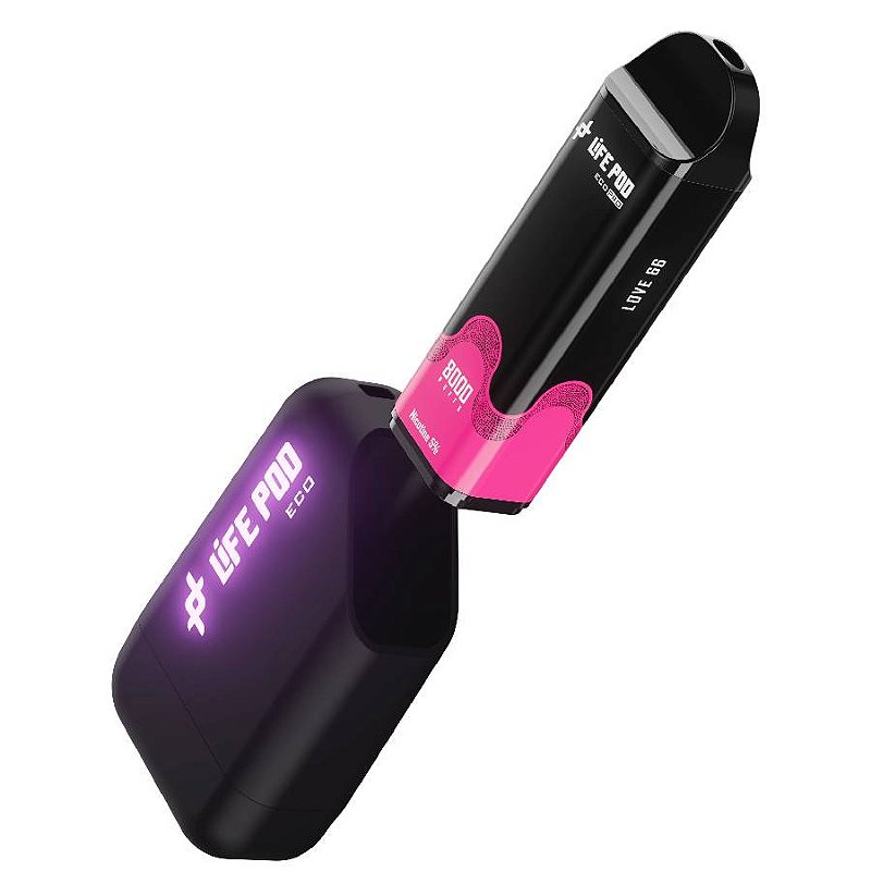 LIFE POD ECO PRO - 8MIL PUFFS - APARELHO + REFIL - Elitebraza.com