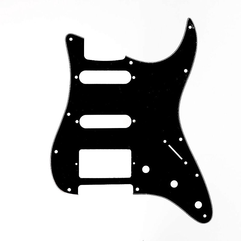 Escudo Guitarra Am Strat HSS Preto Fosco 3P Spirit 110-MB - Tons Musicais - Loja de Instrumentos ...
