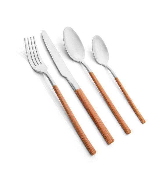 Conjunto de Talheres 16 Peças Garbo Ranch Silver Matte | Copa&Cia ...