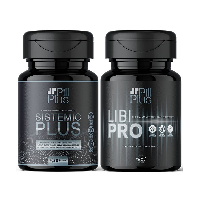 Kit Libid Pro + Sistemic Plus 60 cápsulas | Pill Plus - Pill Plus