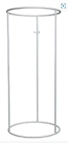 Provador Redondo Móvel Desmontavél - Branco - Casa dos Aramados