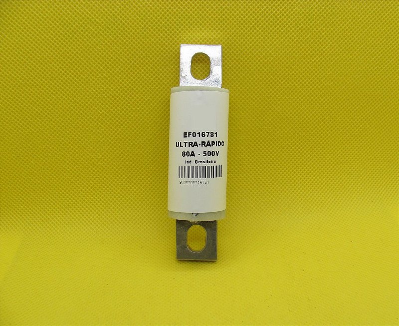 RF80E200A0B0 - FUSÍVEL FORMA 101 T4 80A 500V 200kA aR - RMC Componentes