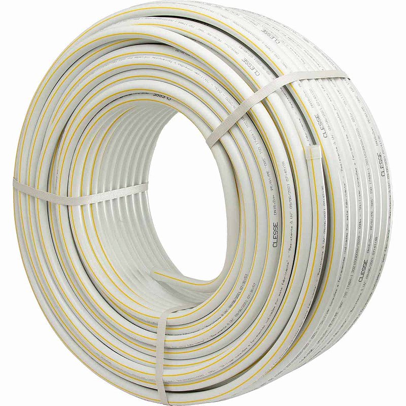 Rolo 10m 16mm Tubo Multicamadas Pex Gás Branco - Multicamadas - Tubos e conexões para gás