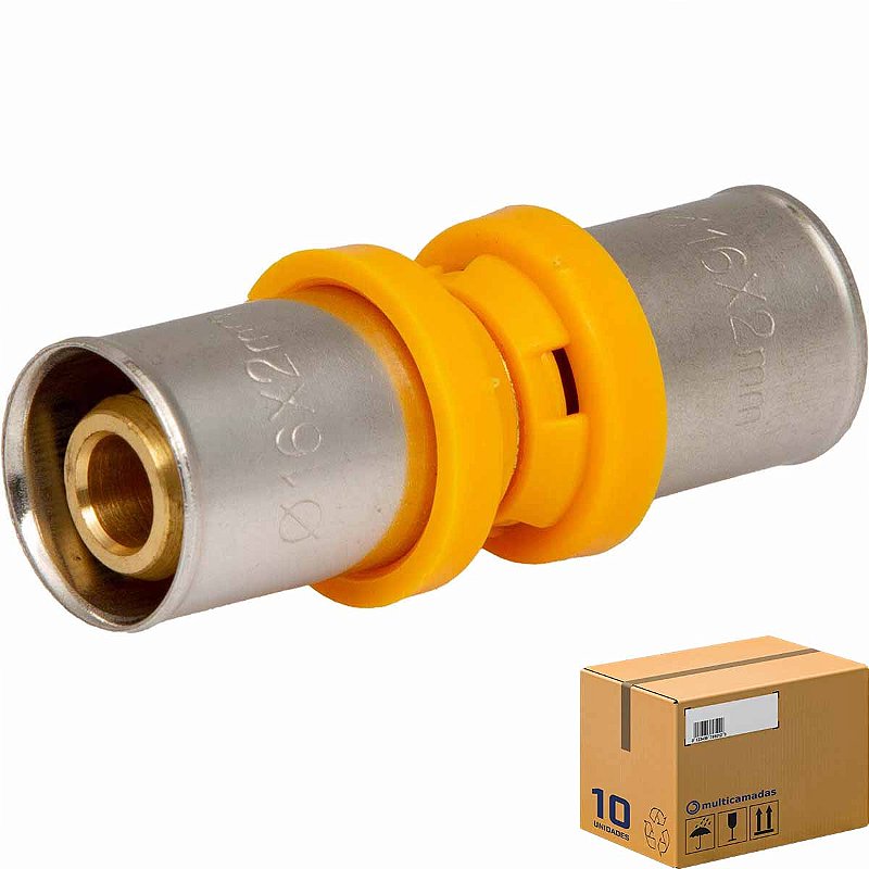 Luva Multicamadas PEX GÁS Regular 16mm (Caixa 10 Unidades ...