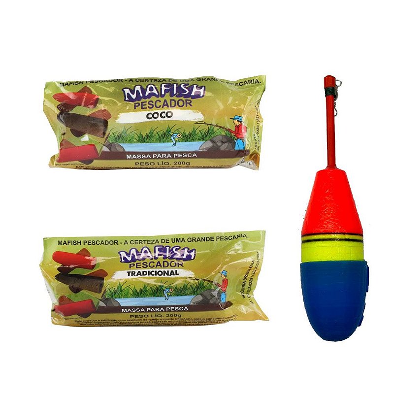 Massa Mafish 200g Coco / Trad + Boia Japa 60G S/ Carona - Dispropil ...