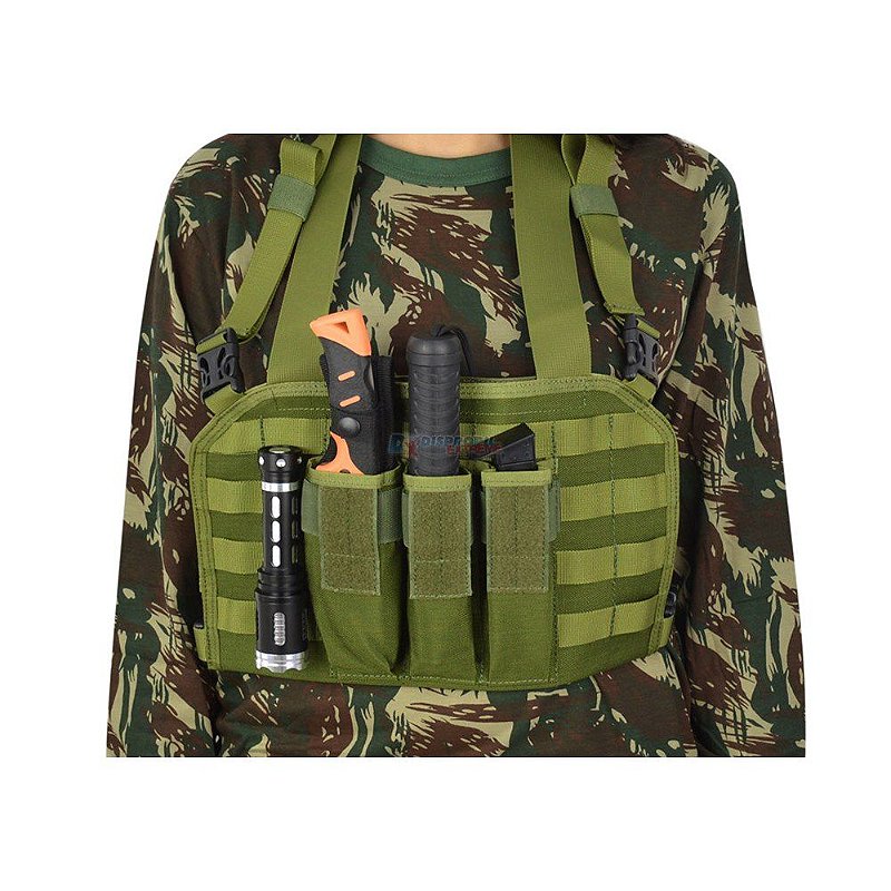 Colete Airsoft Tático MP7 Chest Verde - Emersongear - Dispropil: Tiro ...