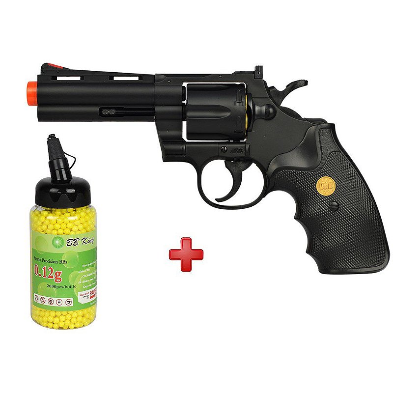 Revólver Airsoft Spring UHC Revolver Gun UA-937 + BBs BB King ...