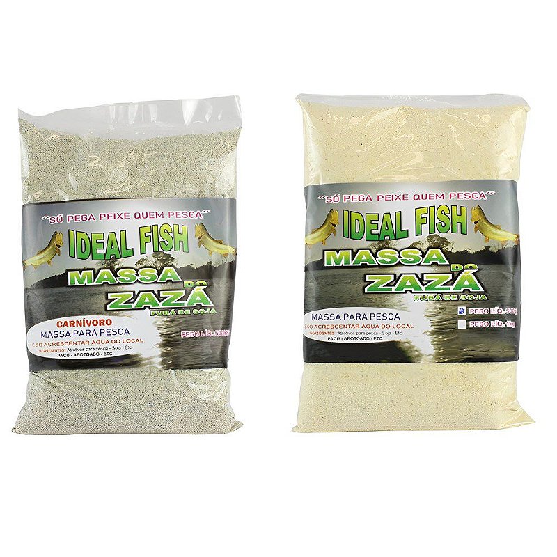 Massa Para Pesca Do Zazá 500g - Ideal Fish - Dispropil: Tiro Esportivo ...