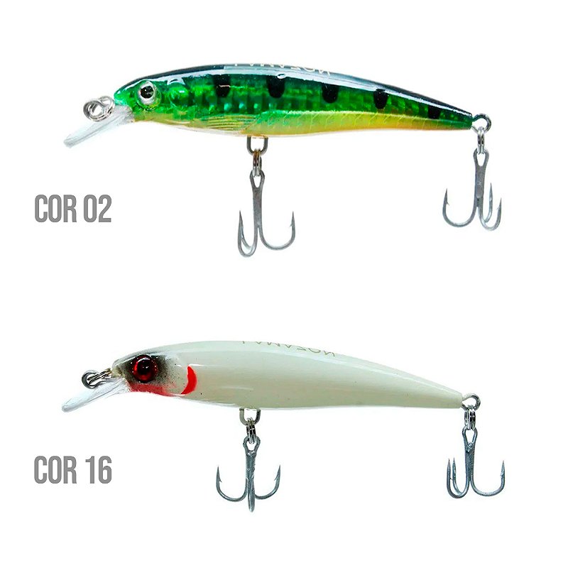 Isca Artificial Robalo 85 Meia-Água 8.5cm 7g - Lamazon - Dispropil ...