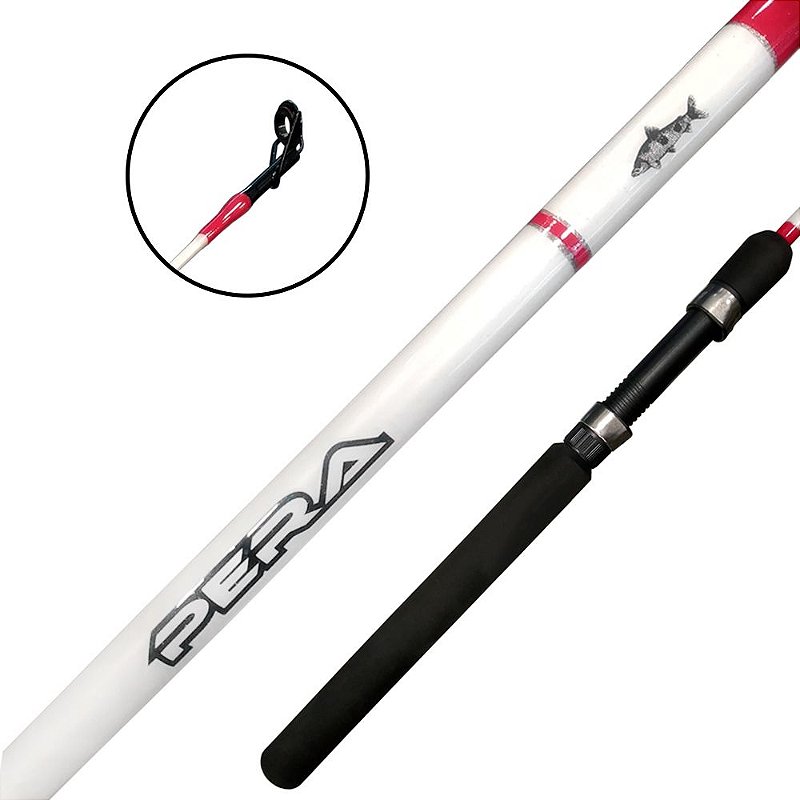 Vara de Pesca Para Molinete Micro Pera Inteiriça - Top Fishing ...