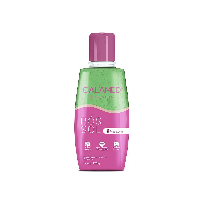 Gel Refrescante Pós Sol Aloe Vera Calamed 120g - Cimed - Dispropil ...