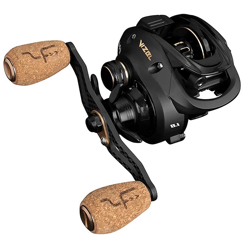 Carretilha Vizel Carbon 11 + 1BB Rolamentos Preto Esquerda - Saint ...