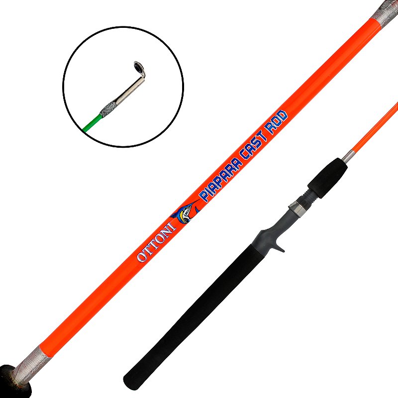 Vara de Pesca para Carretilha Piapara Cast Rod 2 Partes - Ottoni ...