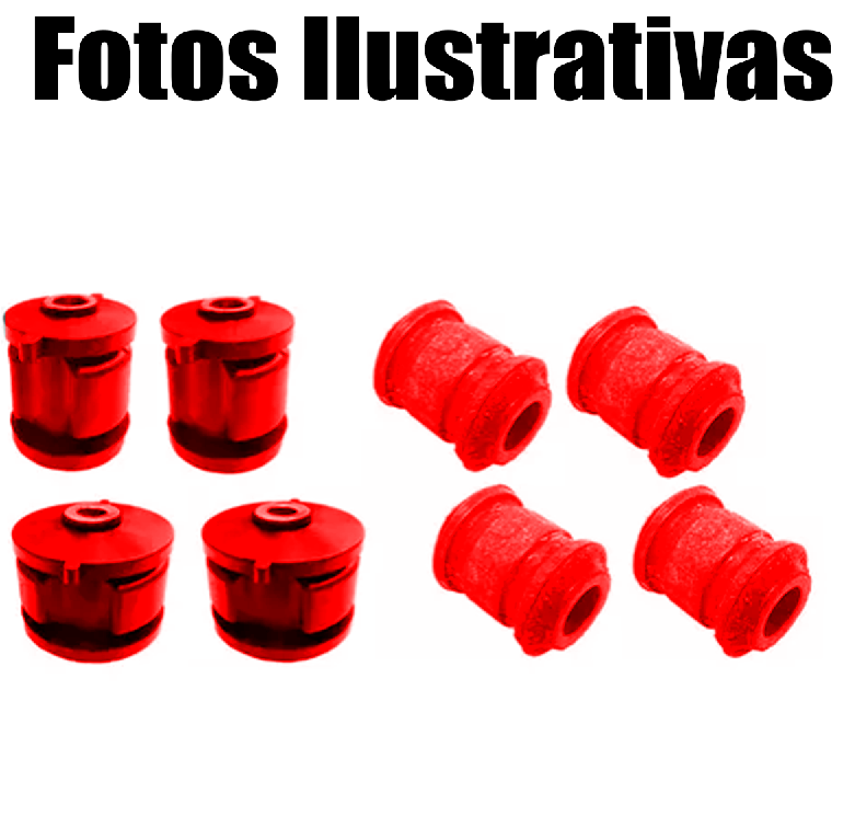 Kit Buchas Suspensão Traseira Tucson 4x2 2005 A 2017 Em Poliuretano ...
