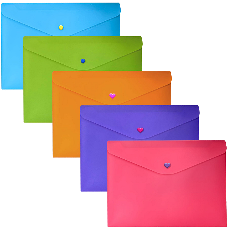Envelope/Pasta Multiuso Fullcolor com Botão de Coração - Os melhores ...