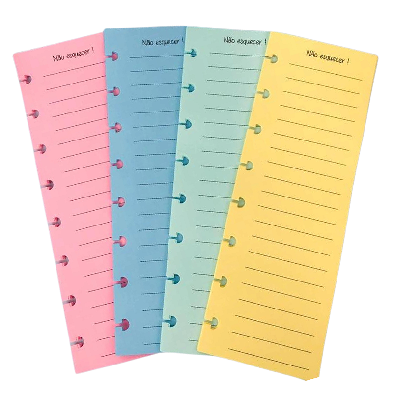 Refil p/ Caderno Disco NÃO ESQUECER - Moreih Paper - Os melhores produtos de papelaria você ...