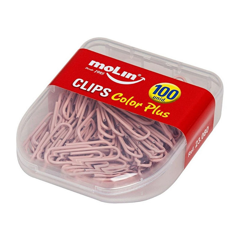 Clips Color Plus 28mm c/ 100un - Molin - Os melhores produtos de ...
